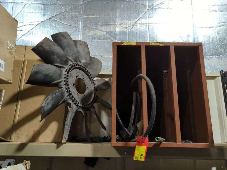 Lawson Industrial 3 Shelf Cabinet (21"×24"×25") & 34"R Fan Blade, etc ...