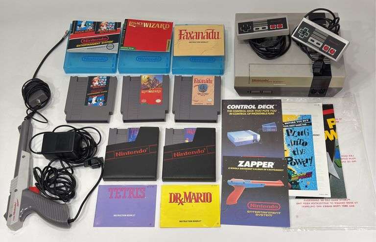 Nintendo NES Video Game Console Lot - Kraft Auction Service, LLC