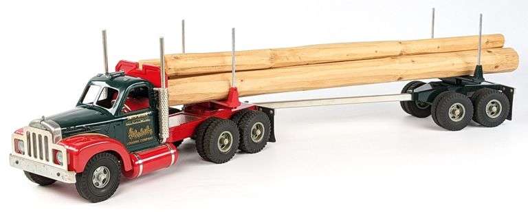 Fred T. Smith Miller B Mack Log Hauler Truck - Kraft Auction Service, LLC