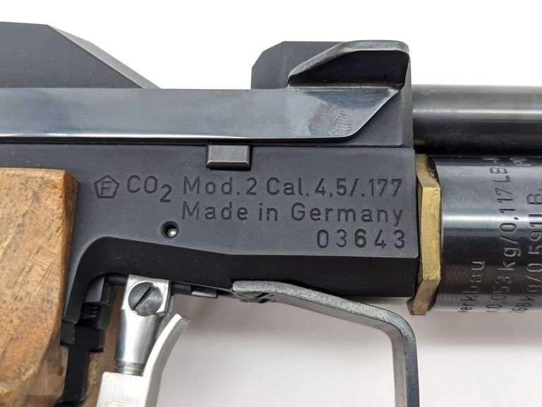 Feinwerkbau Model 2 .177 Cal Pellet Target Pistol - Kraft Auction ...