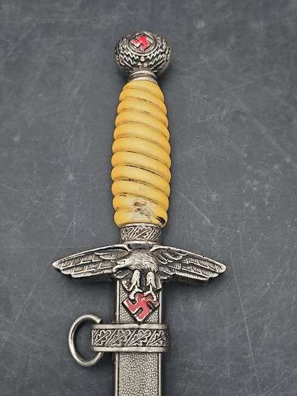 (K) German Luftwaffe Dagger, 10" Blade - Kraft Auction Service, LLC
