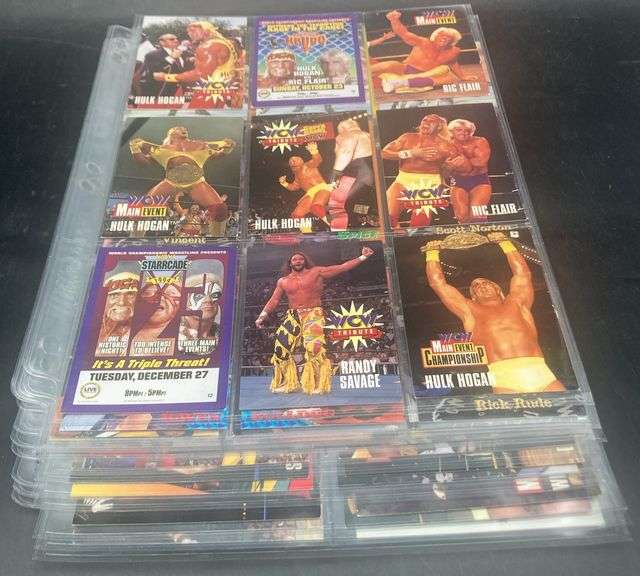 (P) WCW wrestling collector cards Hulk Hogan and others 101 total ...