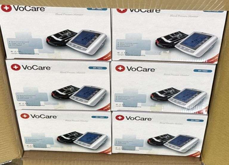 (J) 2 NOS Cases of Blood Pressure Monitors 12 pcs Model BP-700U - Kraft ...