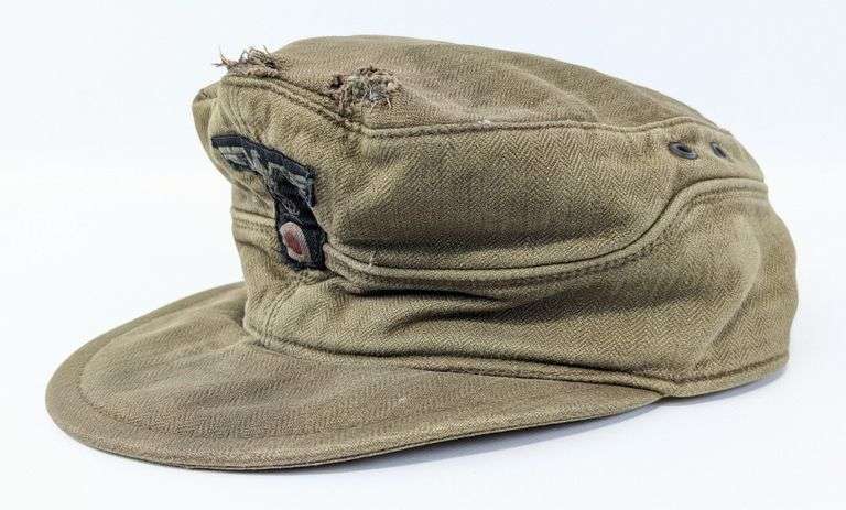 WWII German M40 Tropical Field Cap - Kraft Auction Service, LLC