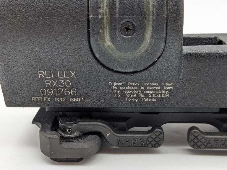 Trijicon RX30 1x42 Reflex Sight w/ Box - Kraft Auction Service, LLC