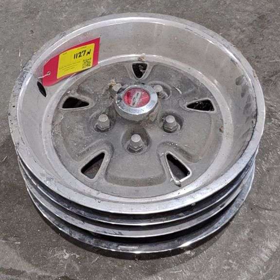 NOS OEM Ford 1970 Torino Mag Style Wheel cover Hub Caps - Kraft Auction ...