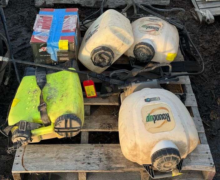 Roundup Backpack Sprayers and More - Kraft Auction Service, LLC