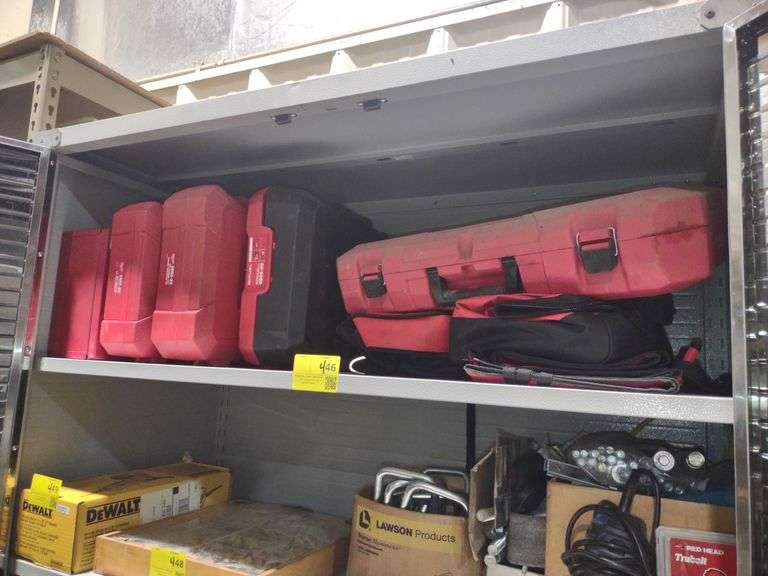 Various Empty Milwaukee Tool Cases - Kraft Auction Service, LLC