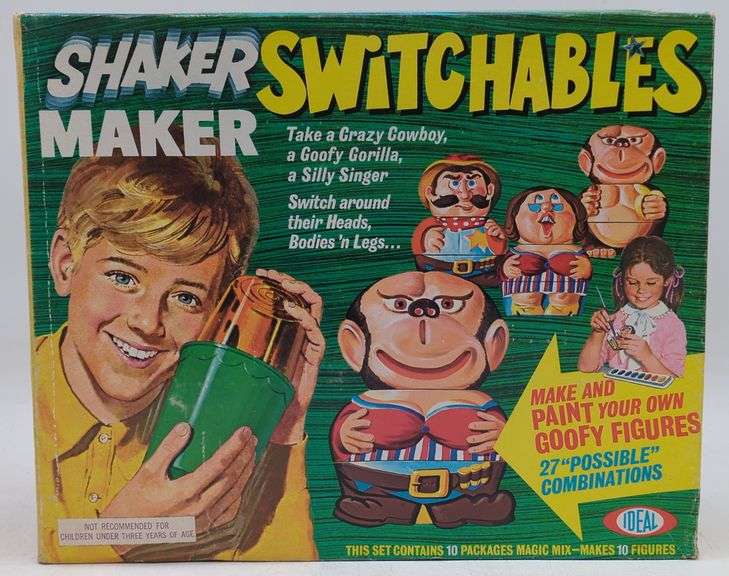 (D) Vtg Ideal Shaker Maker. Switchables. Box Sealed - Kraft Auction Service, LLC