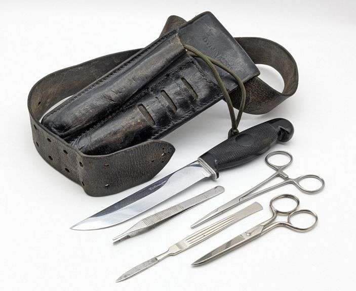 Vtg Dynamed Cattaraugus Medical Belt Kit - Kraft Auction Service, LLC