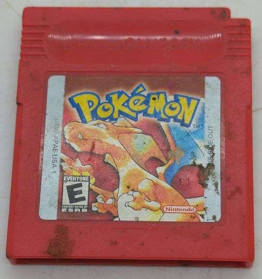(RS) Pokemon Red Version. Nintendo Gameboy. - Kraft Auction Service, LLC