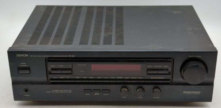 (L) Denon Precision Audio Component/AV Surround Receiver. Model AVR-800 ...