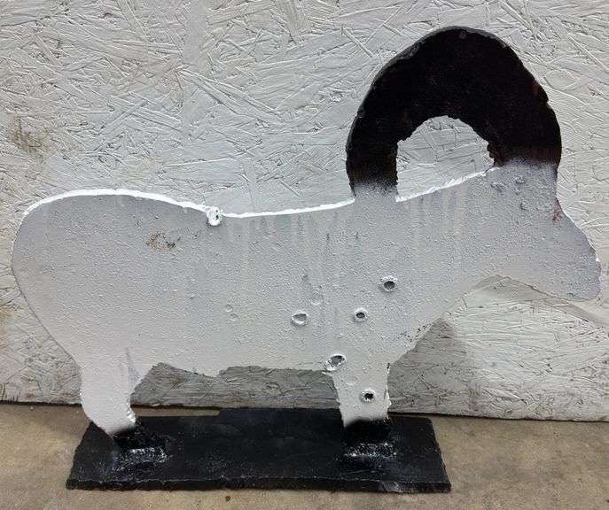 (AA) Homemade Cast Iron Ram. - Kraft Auction Service, LLC