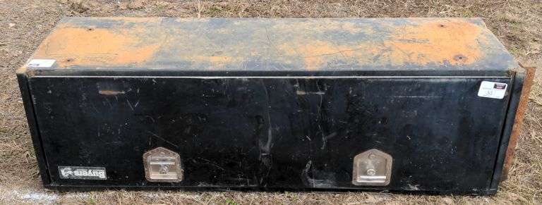 (DF) Metal Truck Toolbox, 60"x18"x18" - Kraft Auction Service, LLC