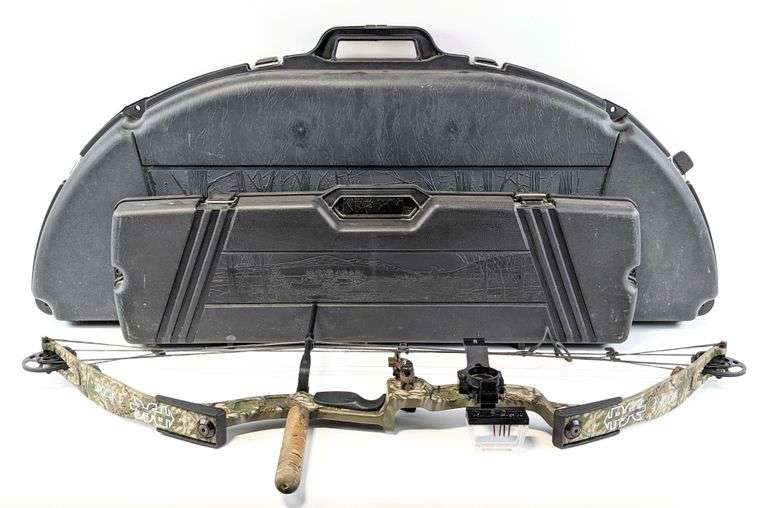 PSE Nova 70lbs Compound Bow w/ Case - Kraft Auction Service, LLC