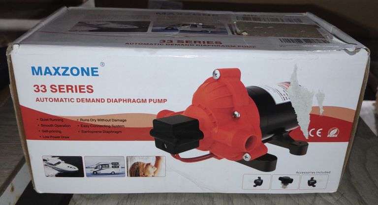Maxzone 33 Series Automatic Demand Diaphragm Pump - Kraft Auction ...