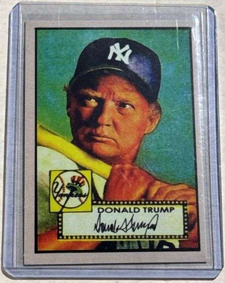 (T) Donald Trump Baseball Card - Kraft Auction Service, LLC