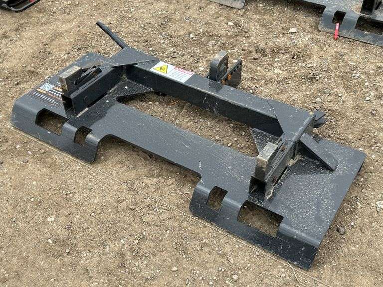 (U) 2023 Wolverine Skid Steer 3 Point Hitch Adapter - Kraft Auction ...