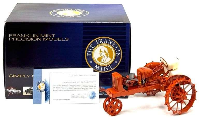 1:12 Franklin Mint Precision Models Allis-Chalmers Steel Wheel Tractor ...