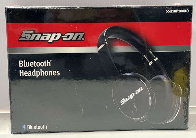 Snap-On Bluetooth Headphones In Original Box - Kraft Auction Service, LLC