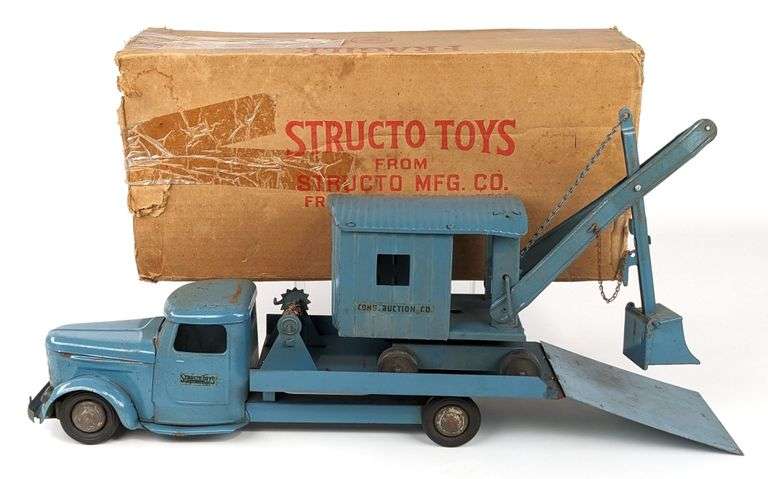 Structo Construction Co. Truck & Shovel w/ Box - Kraft Auction Service, LLC