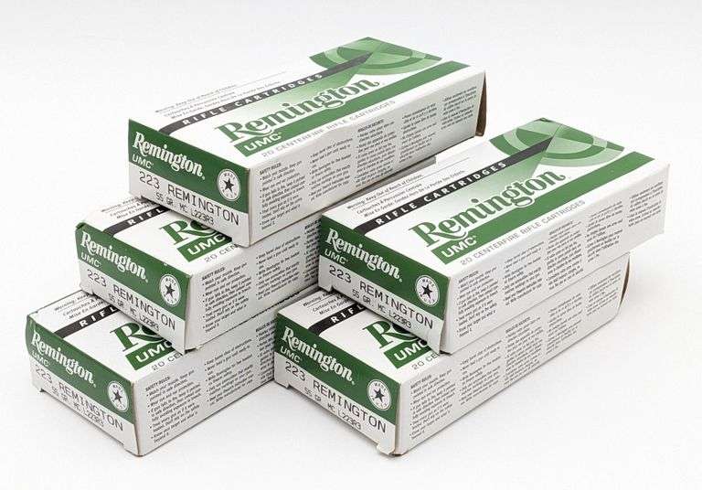 101 Rnds Remington 223 REM 55 Gr - Kraft Auction Service, LLC