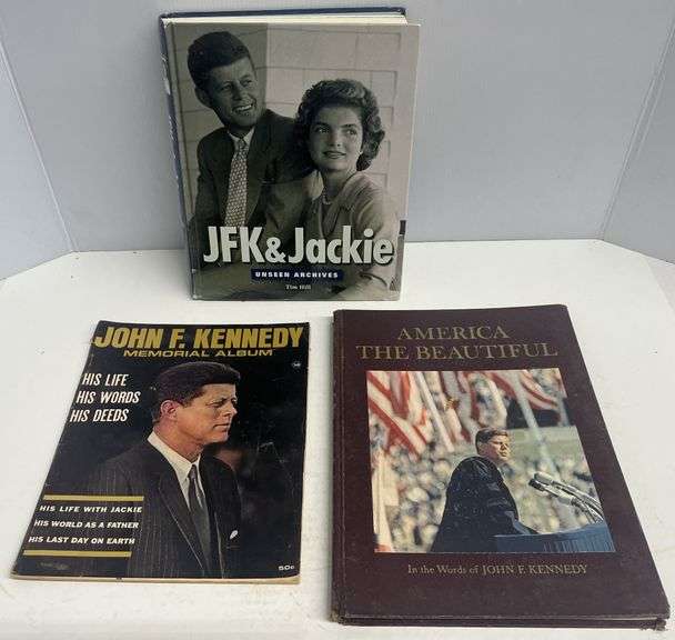 (V) 3 Biographical Books About John F Kennedy - Kraft Auction Service, LLC