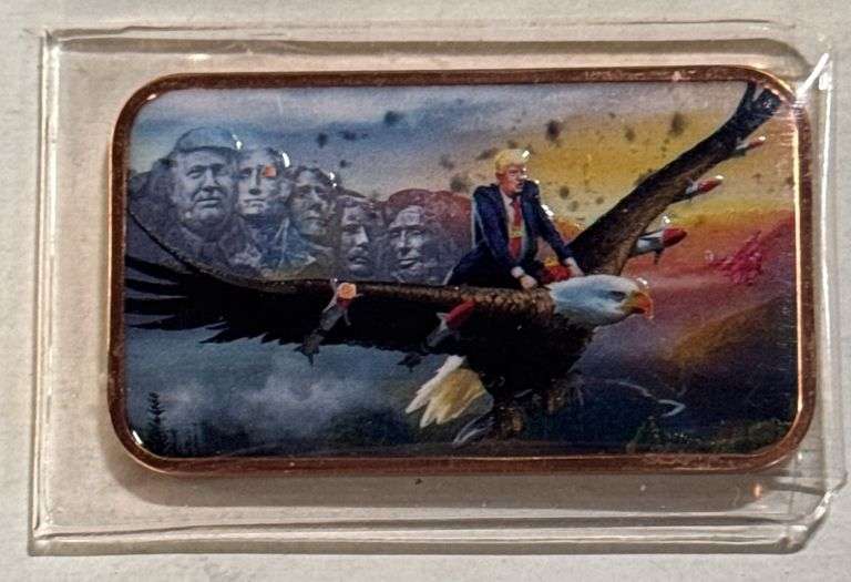 (T) Donald Trump Copper Bar 1 oz - Kraft Auction Service, LLC