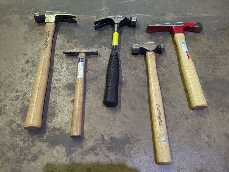 (ZA) Tools. Hammers, Crescent Wrench, Caulking Gun, Side Nippers and ...