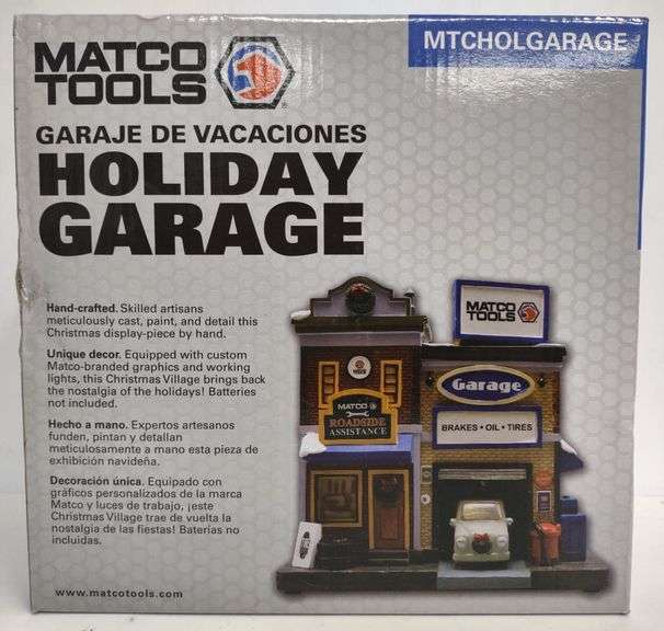 Matco Tools Holiday Garage (8"×4"×8") - Kraft Auction Service, LLC
