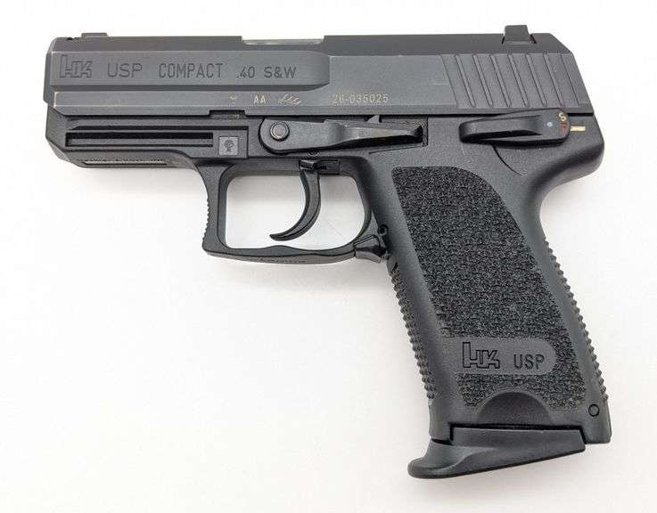 HK USP Compact .40 S&W Semi Auto Pistol - Kraft Auction Service, LLC