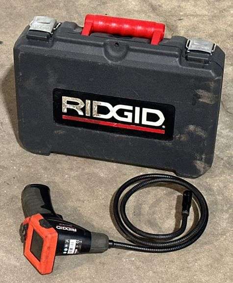 Ridgid Hand Held Inspection Camera In Hard Storage Case - Kraft Auction ...