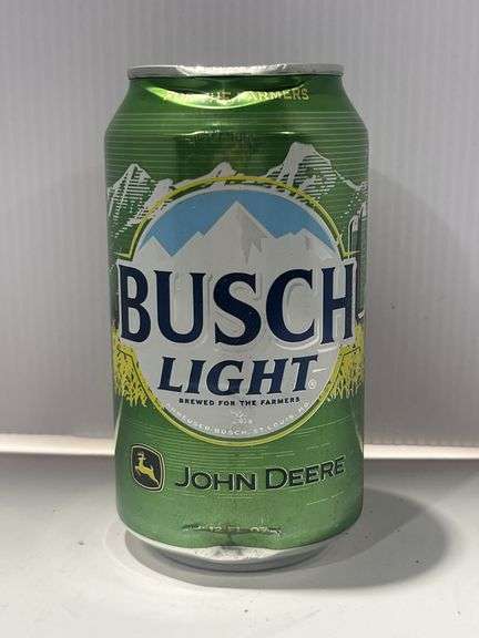 John Deere Busch Light Box And Cans - Kraft Auction Service, LLC