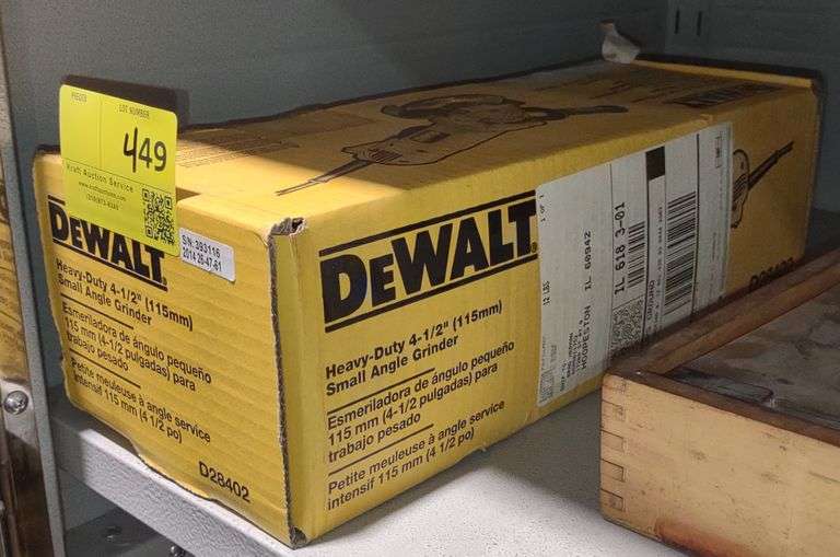 DeWalt Heavy-Duty 4-1/2" Small Angle Grinder (Model D28402) - Kraft ...