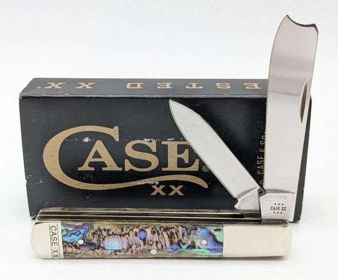 2024 Case XX Abalone One Arm Razor Knife w/ Box - Kraft Auction Service ...