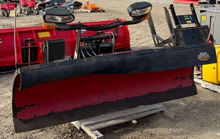 The Boss Snowplow RT3 Straight Blade 7ft 6in Attachment (Serial#5613 ...
