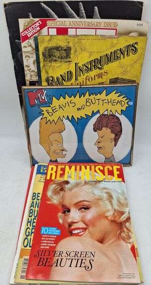 (ZA) Vintage LIFE magazines(1937 &1986), Beavis and Butthead MAD ...