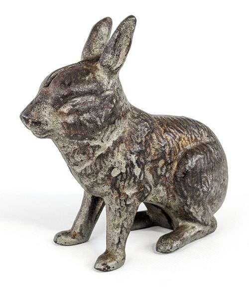 Arcade Cast Iron Rabbit Bank - Kraft Auction Service, LLC