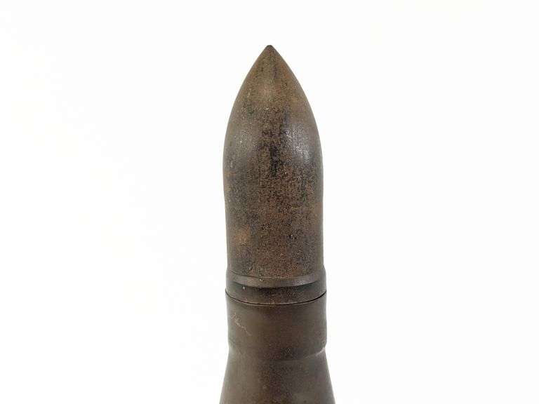 WWII Japanese Inert 37mm Artillery Shell - Kraft Auction Service, LLC
