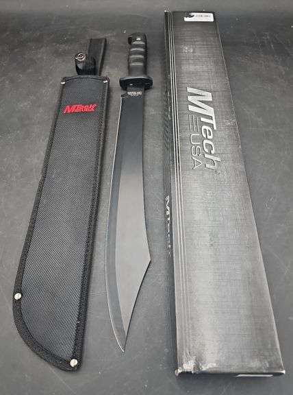 (K) Mtech Stainless Steel Design 20" Machete - Kraft Auction Service, LLC