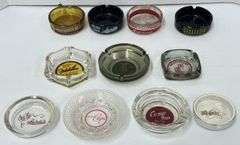 (V) Glass Pub, Hotel, And Casino Branded Ashtrays. Brands Including The ...