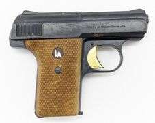 Reck Model P8 6.35mm / .25 ACP Semi Auto Pistol - Kraft Auction Service ...