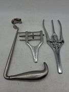(S) Vintage medical tools, including hemostats, sklar surgical clamp ...
