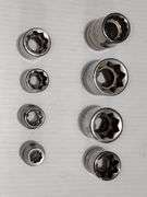 Snap-On 7pc Drive 8-Point Double Square Socket Set (1/4" - 5/8") & Snap ...