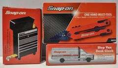 Snap-On One-Hand Multi-Tool, Snap-On Step Van Desk Clock & Snap-On Tool ...