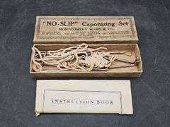 (K) Antique "No-Slip" Caponizing Set, Montgomery Ward & Co - Kraft ...