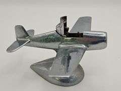(N) Metal Airplane Table Lighter - Kraft Auction Service, LLC