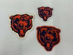 (V) Chicago Bears Patches, Contains Multiple Iterations Of The Chicago ...