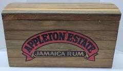 (CC) Wooden Appleton Estate Jamaica Rum Chest - Kraft Auction Service, LLC