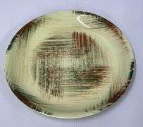 (I) MCM Raffia Vernonware 10” Plates. - Kraft Auction Service, LLC